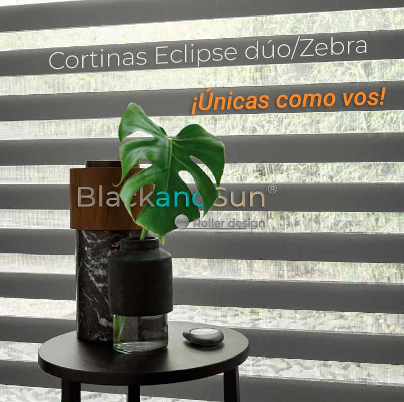 Cortinas ECLIPSE | Roller dúo en PROMO | BlackandSun